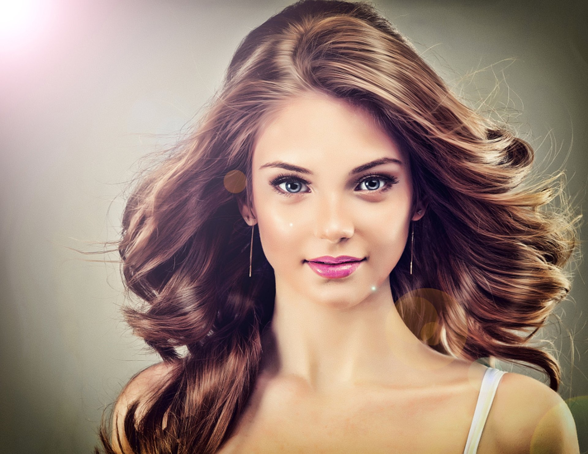 Radiant Beauty: Captivating Eyes and Elegant Lips of a Confident Woman ...