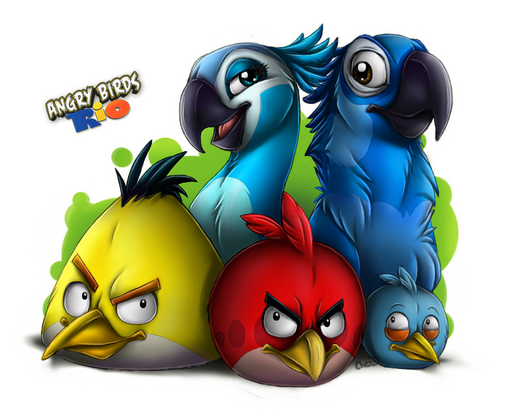 angry birds rio by chezzepticon-d3cnmmg - Image Abyss
