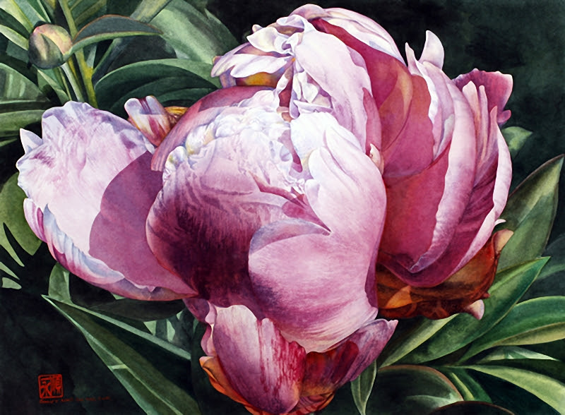 Vibrant colors in waterpaint by Soon Y Warren - Image Abyss