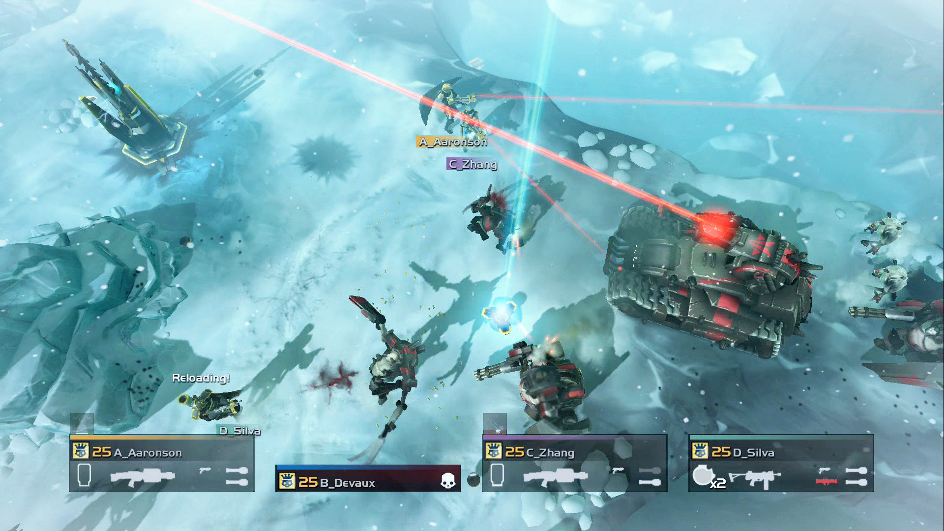 Download Video Game Helldivers Multiplayer Strategy Ice Terrain Image