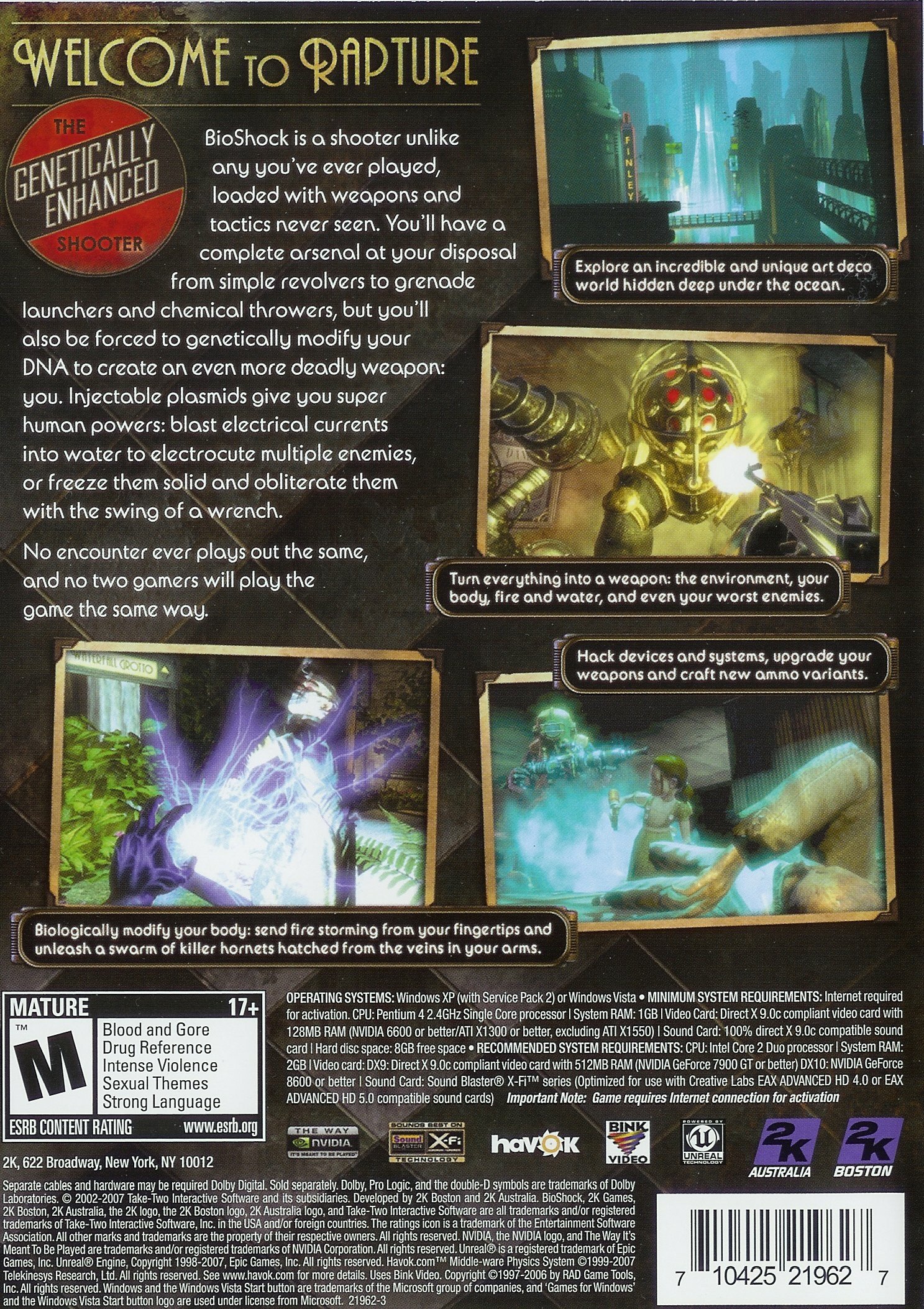Bioshock Video Game Box Art - ID: 11890 - Image Abyss