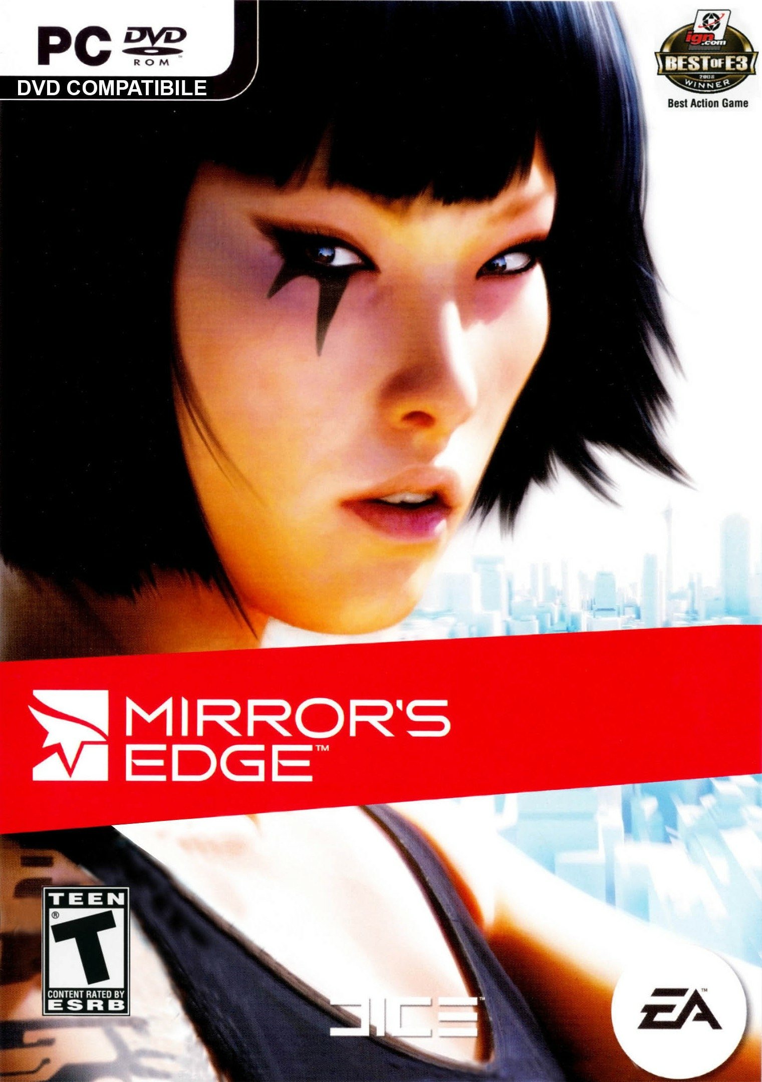 Mirror's Edge Video Game Box Art - ID: 12041 - Image Abyss