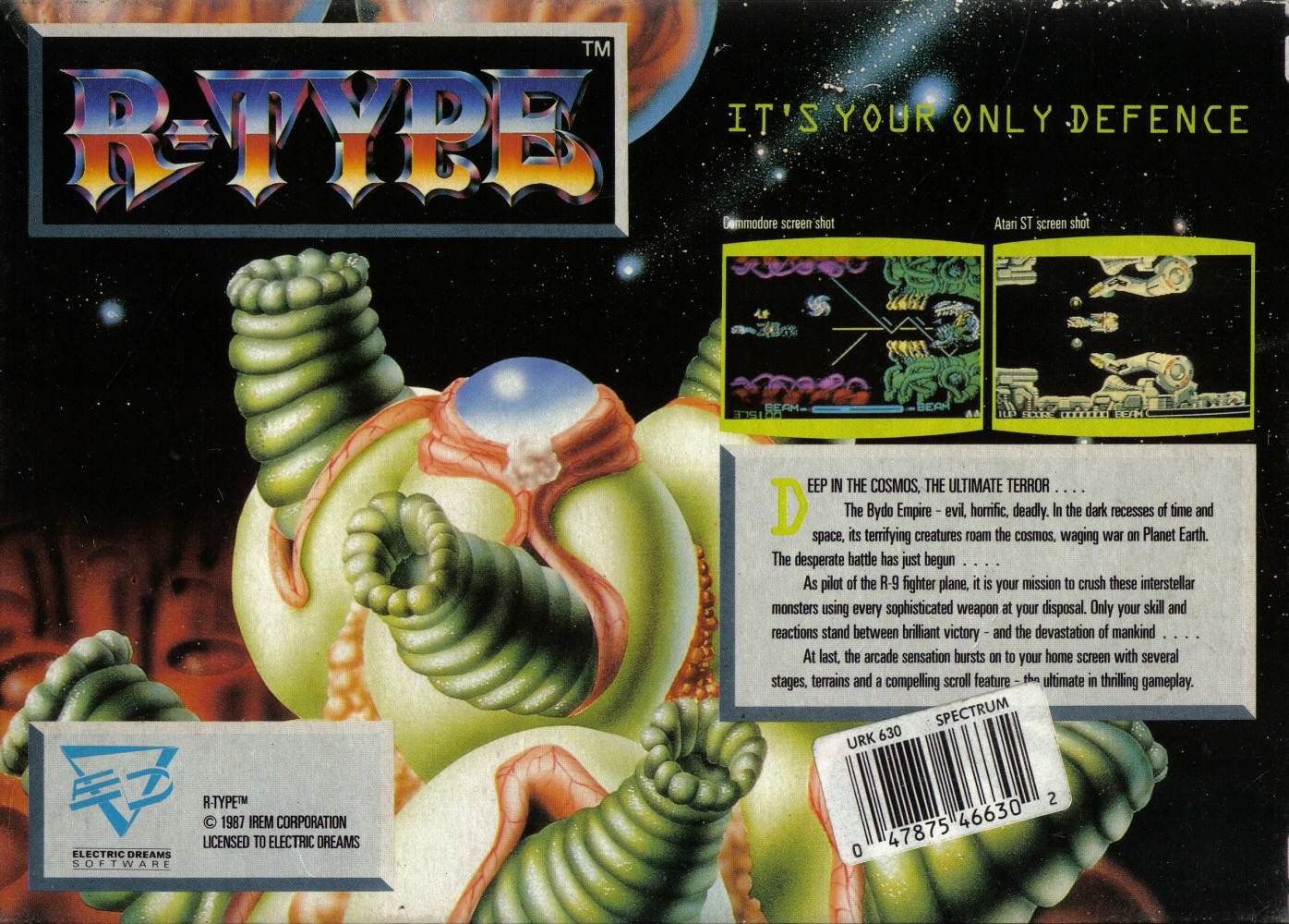 R-type Video Game Box Art - ID: 12437 - Image Abyss