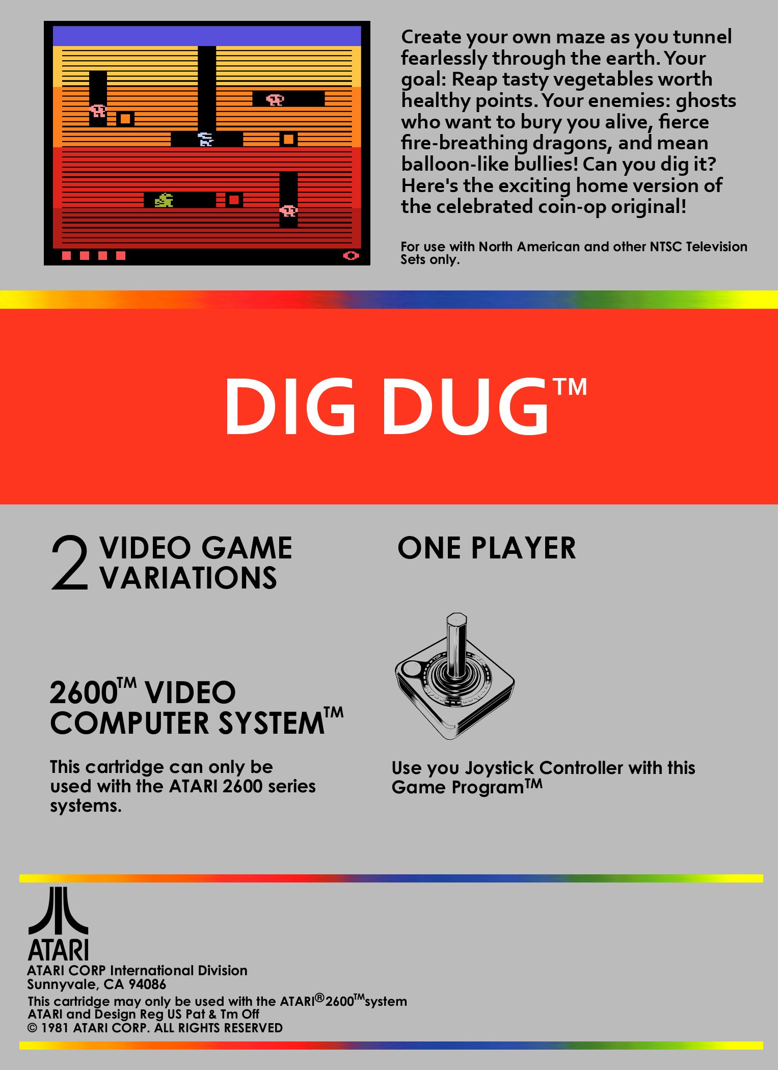 Download Video Game Dig Dug Image
