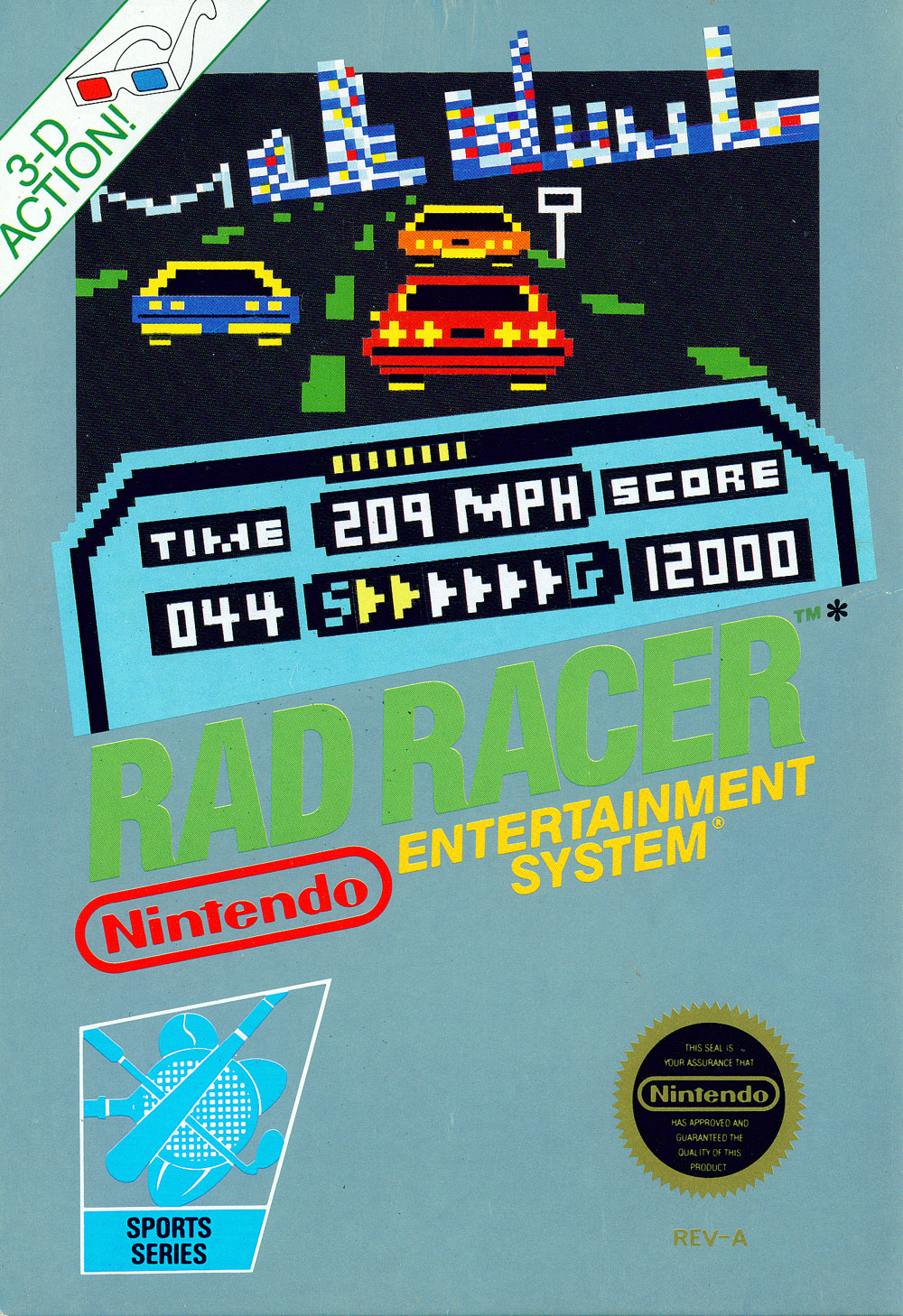 Download Video Game Rad Racer Image
