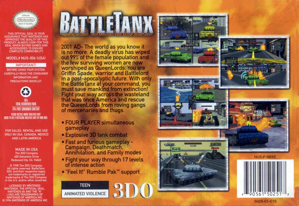 Download Video Game BattleTanx Image
