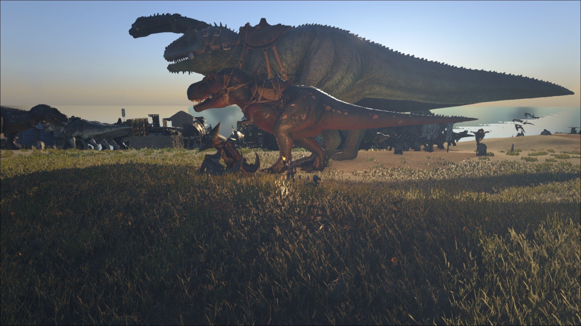 Download Tyrannosaurus Rex Dinosaur Video Game Ark: Survival Evolved Image