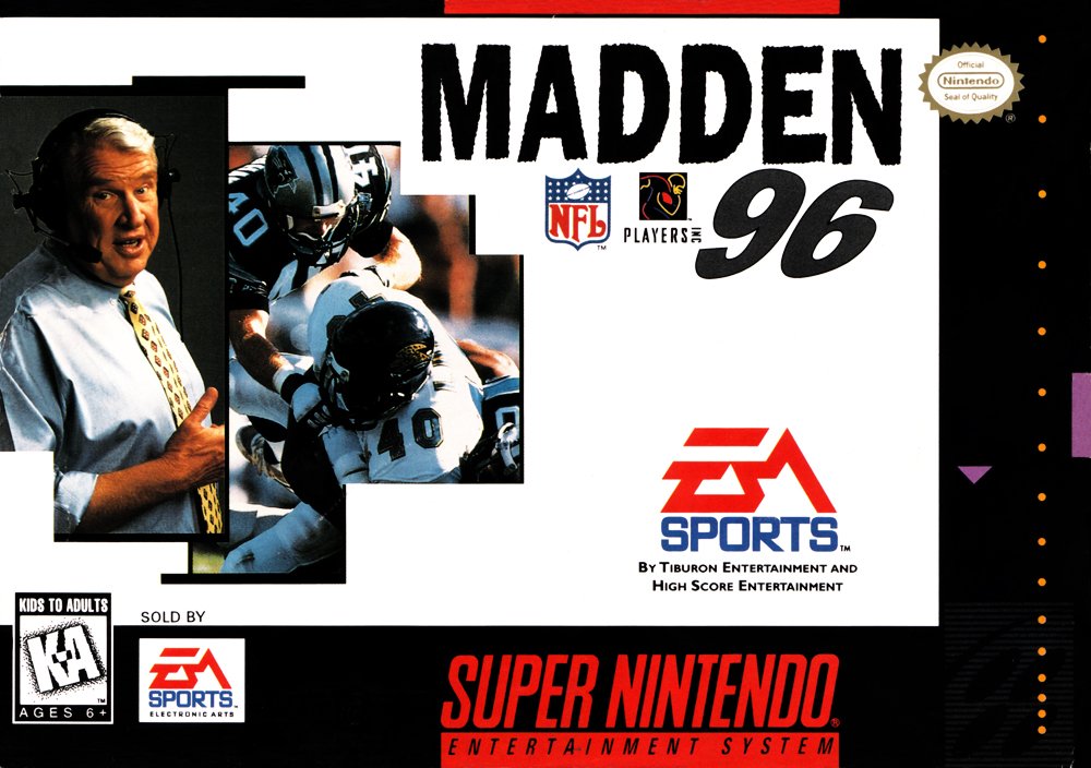 Madden NFL 96 - Desktop Wallpapers, Phone Wallpaper, PFP, Gifs, and More!