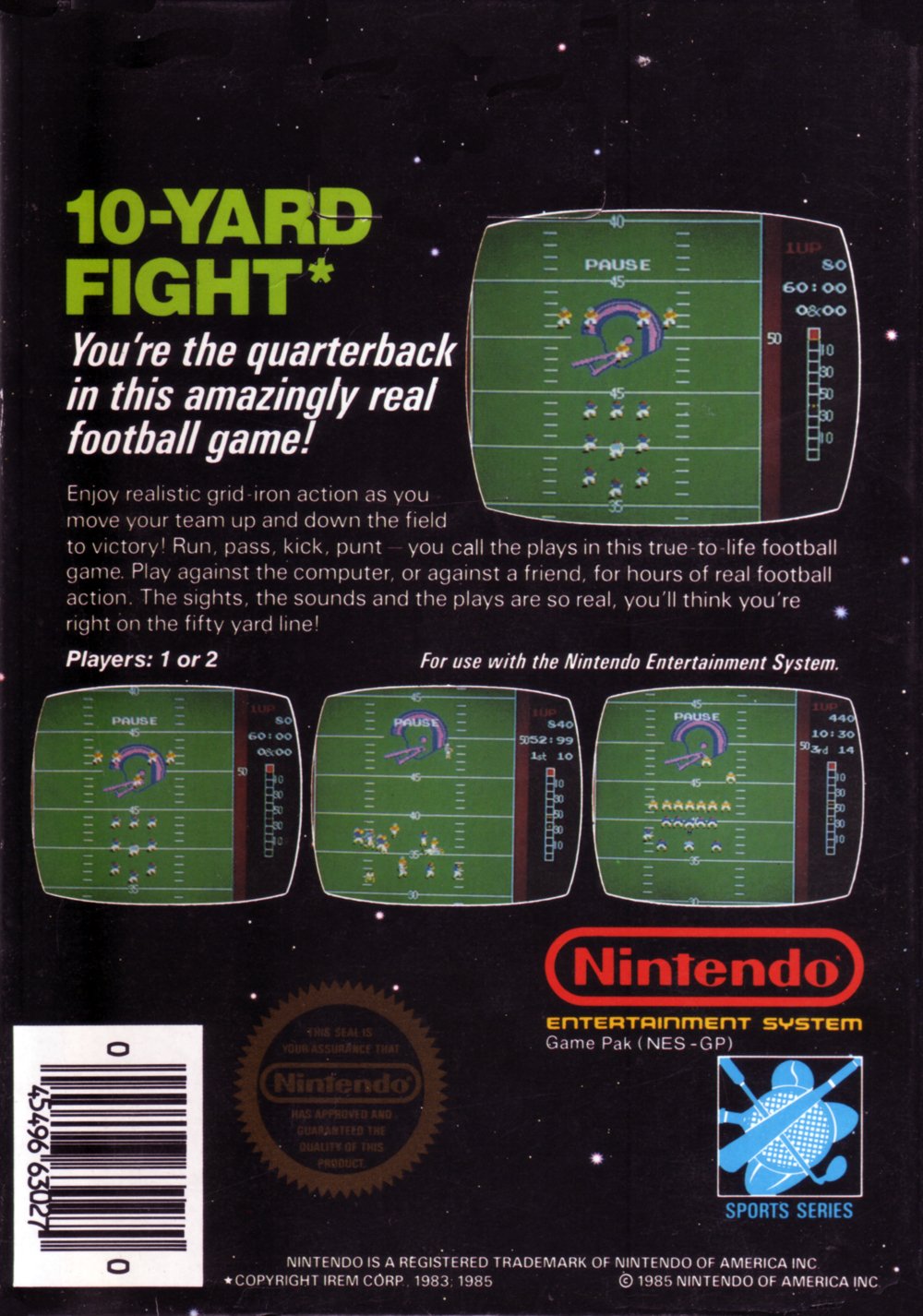 Download Video Game 10-Yard Fight Image