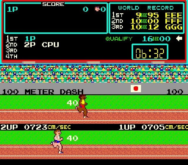 Download Track & Field Video Game Art