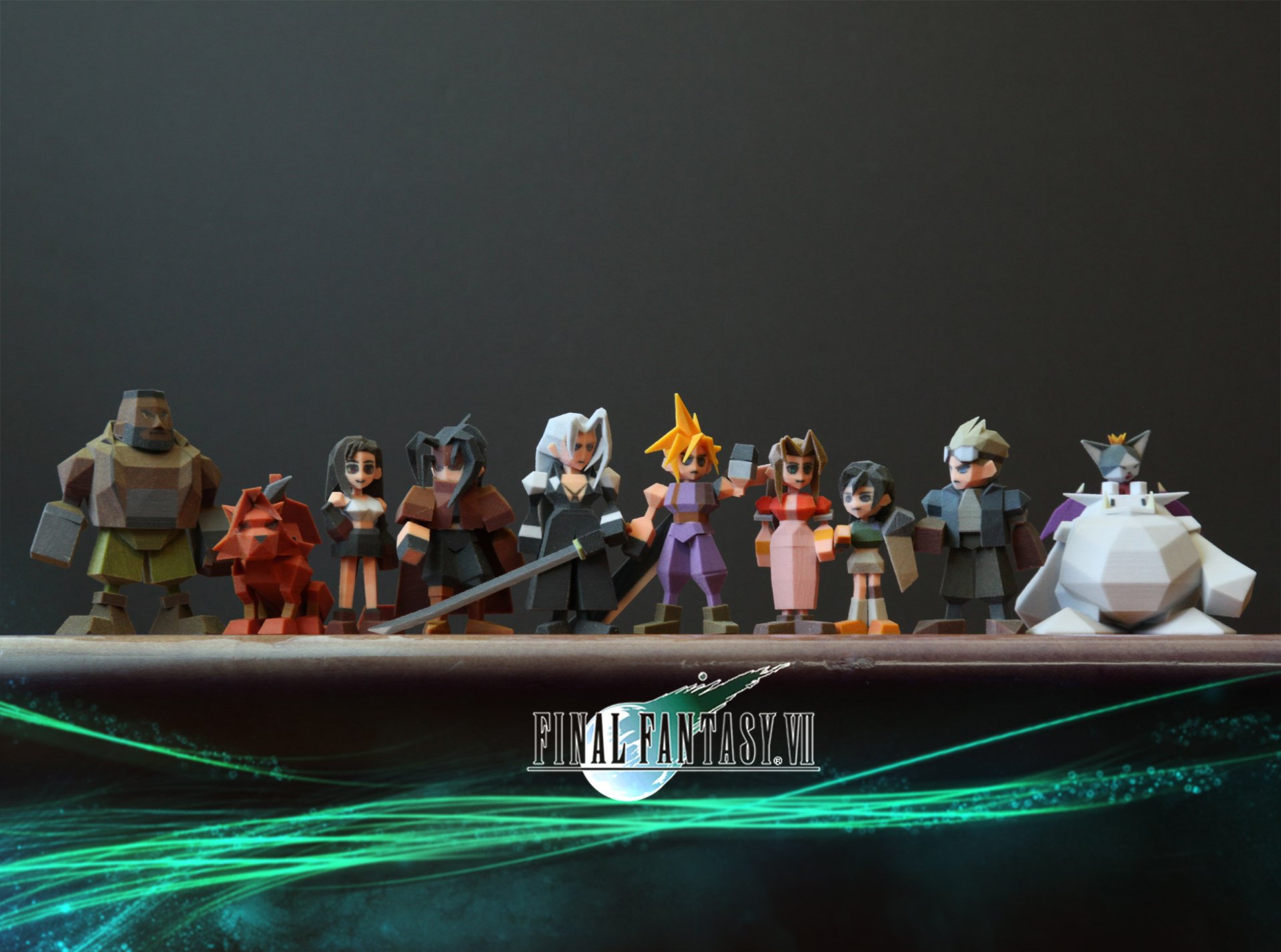 Final Fantasy VII Collectible Figurines: Iconic Video Game Characters ...