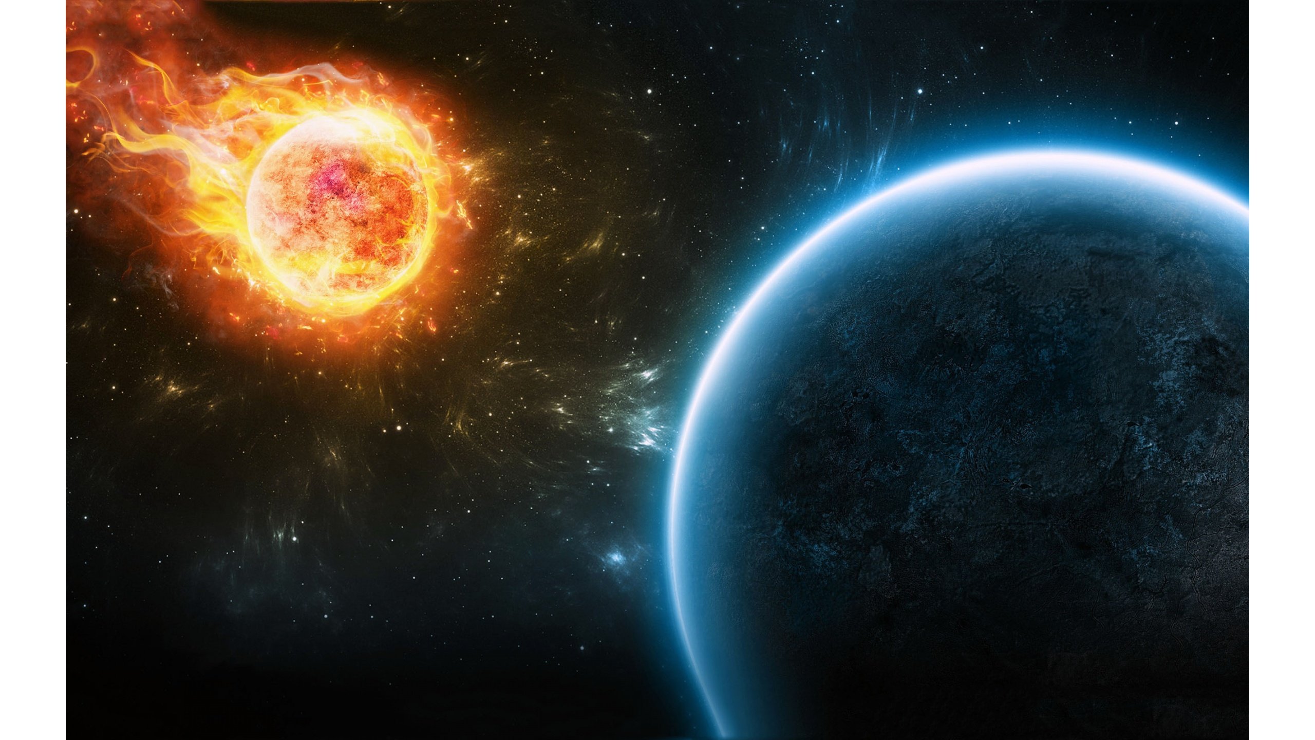 The sun and earth - Image Abyss