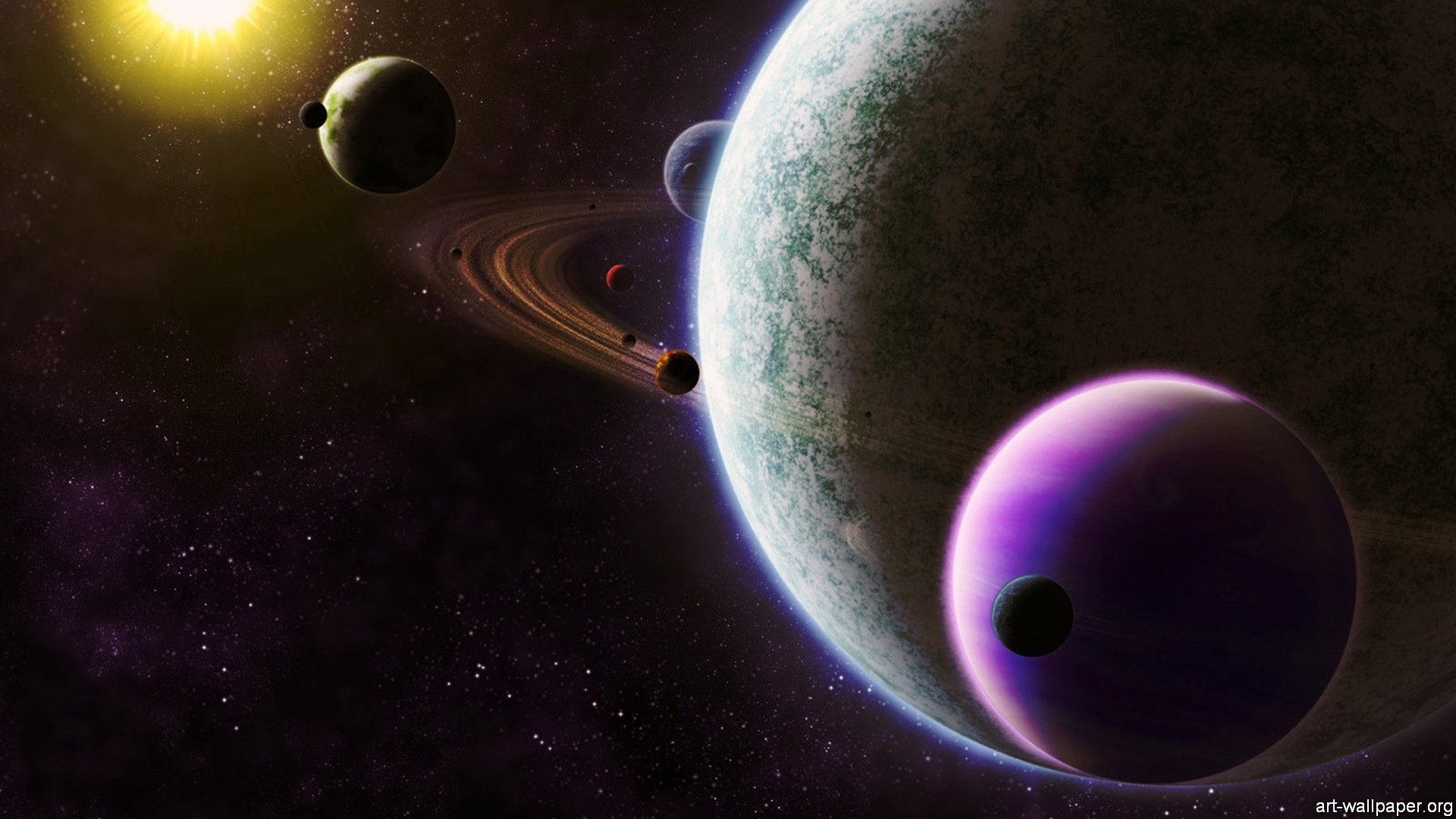 The solar system - Image Abyss