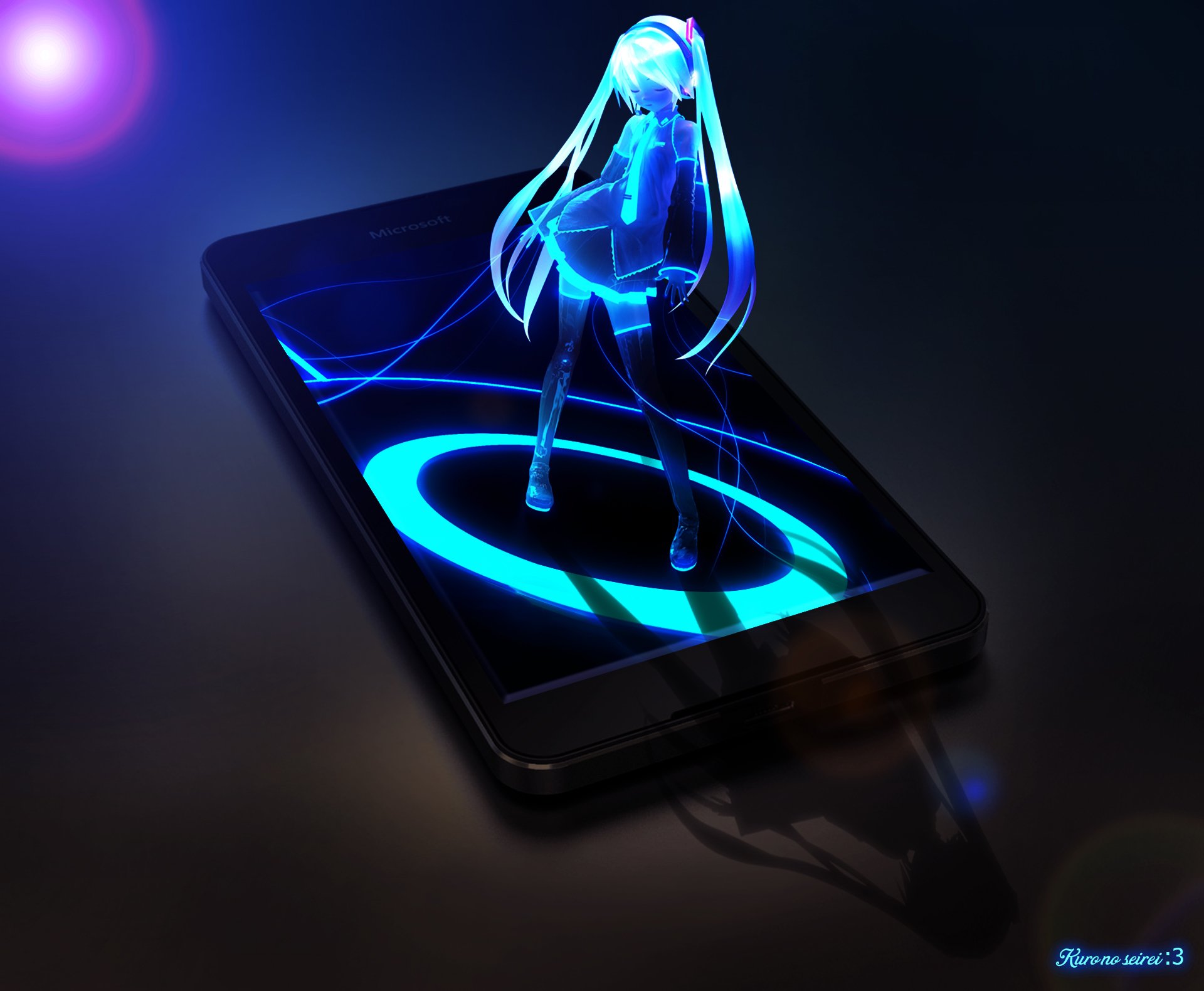 Hatsune Miku Virtual Pop Icon: Anime’s Vocaloid Light Show by caongochai