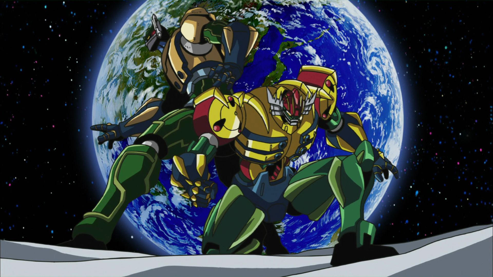 Download Hiroshi Shiba Kenji Kusanagi Anime Koutetsushin Jeeg Image