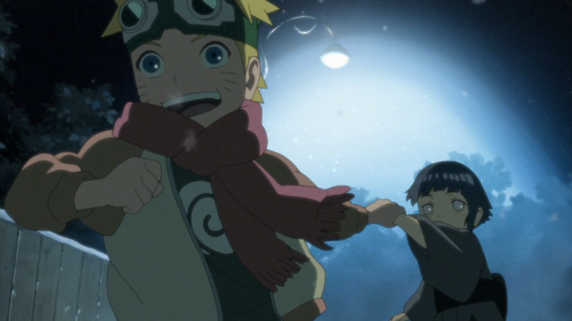 Adventure Awaits: Hinata and Naruto in the Snowy Night