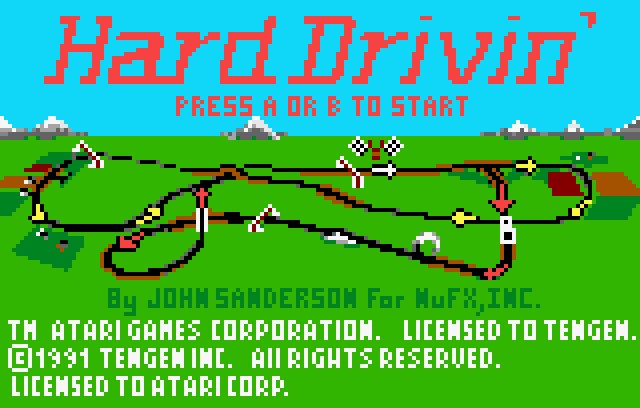 Download Video Game Hard Drivin' Image