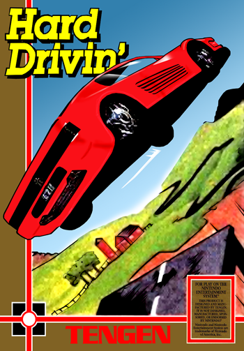 Hard Drivin' Video Game Box Art - ID: 15439 - Image Abyss