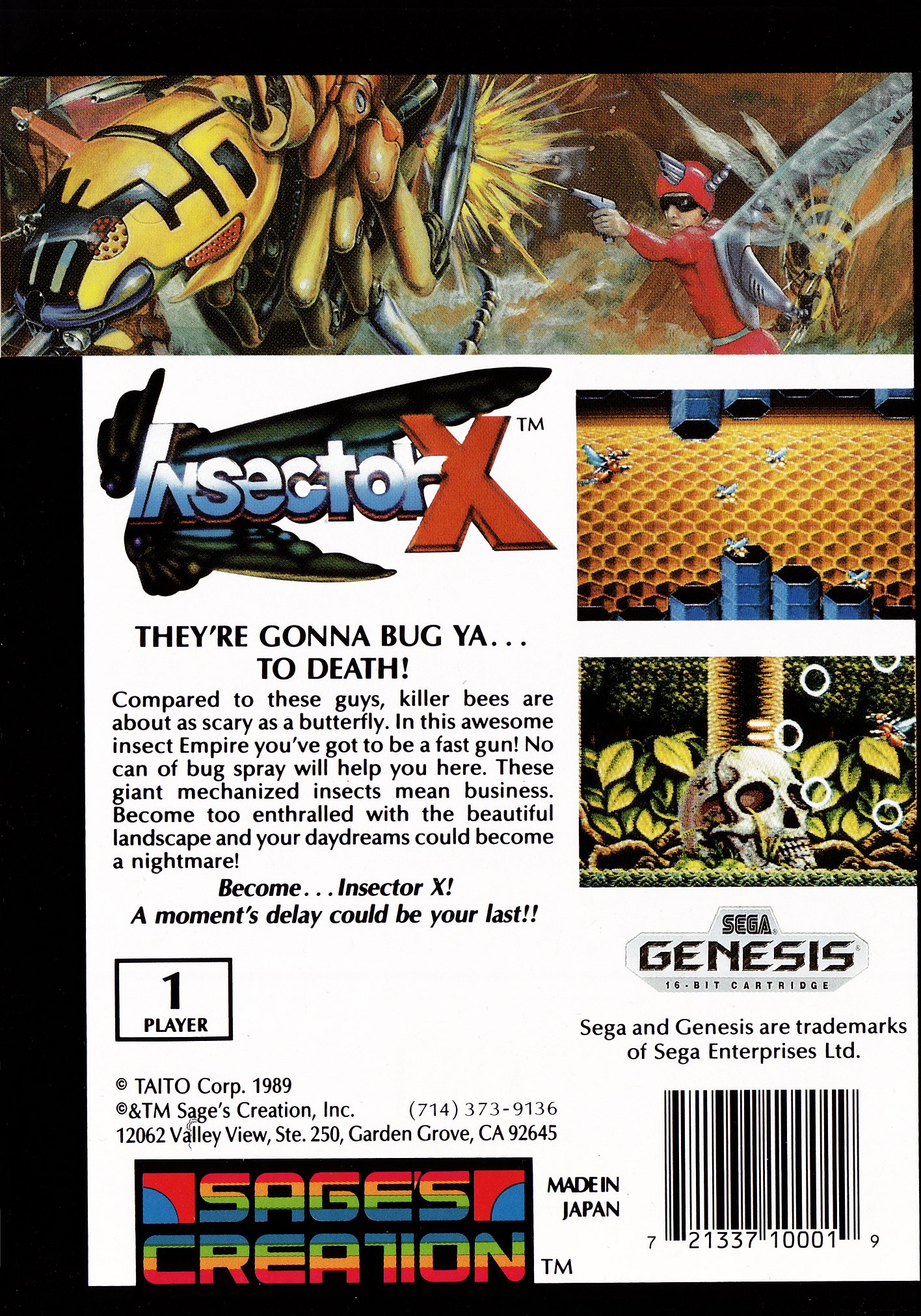 Download Video Game Insector X Image