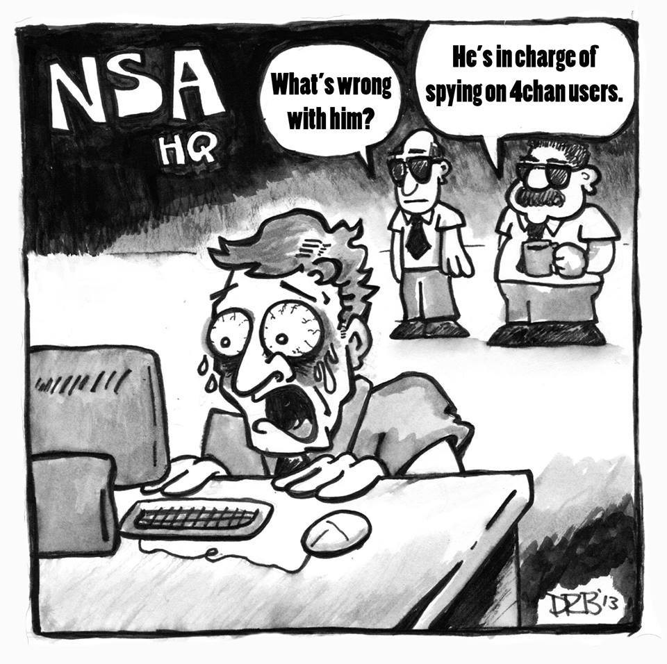 Download Funny NSA Cartoon Humor Surveillance Image
