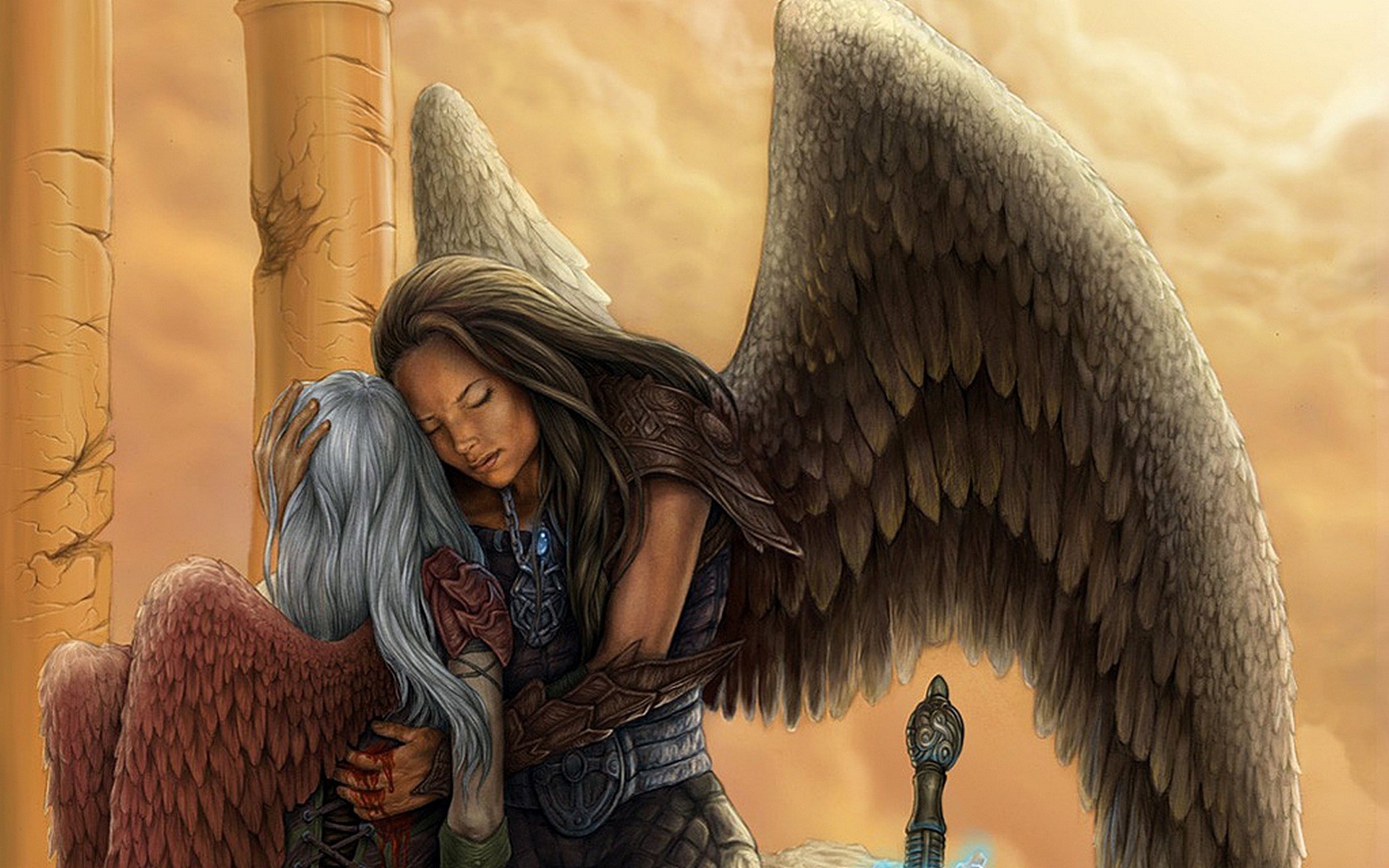 Download Sad Wings Friend Fantasy Angel Image