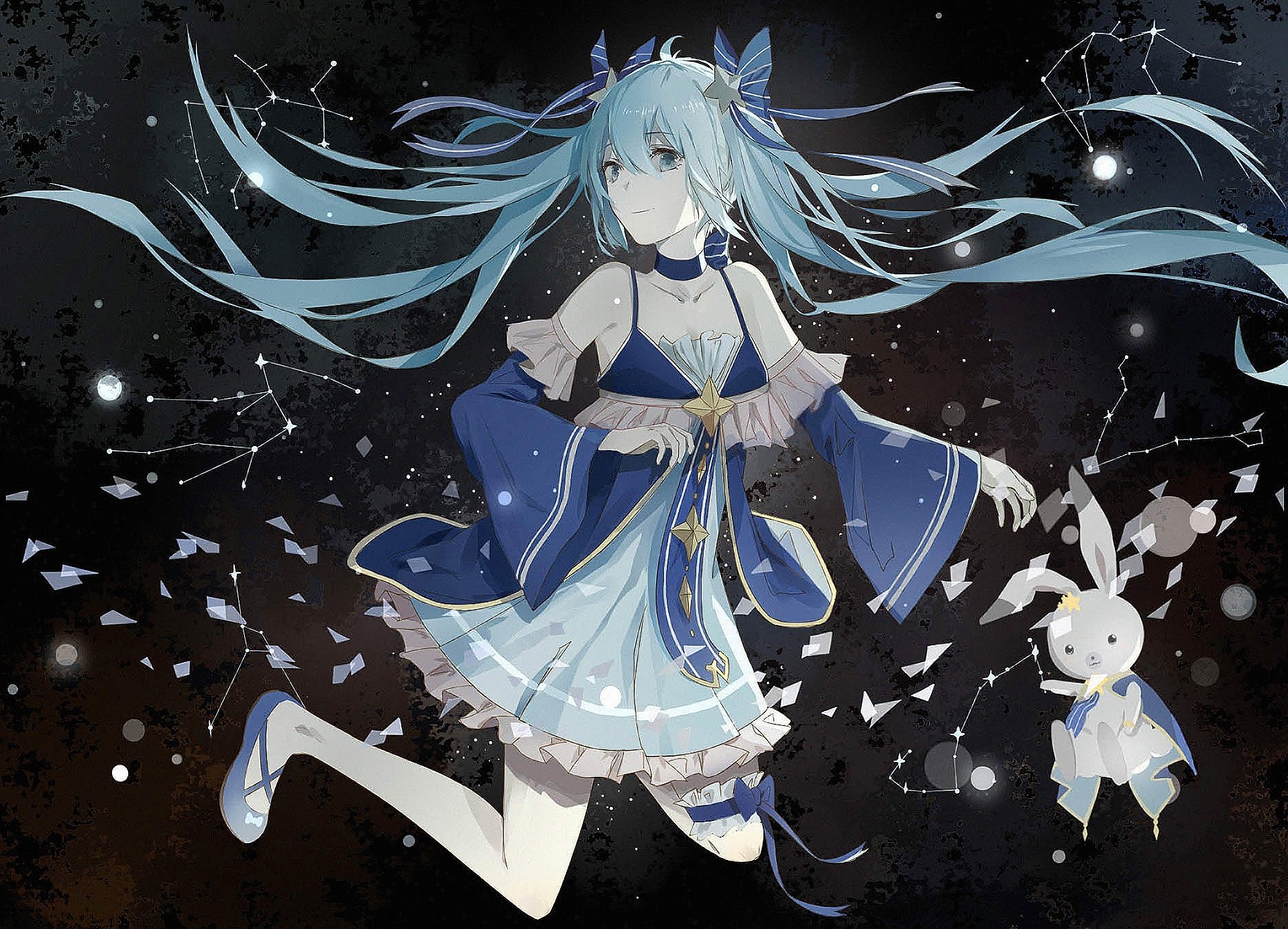 Hatsune Miku: A Celestial Anime Vocaloid Adventure