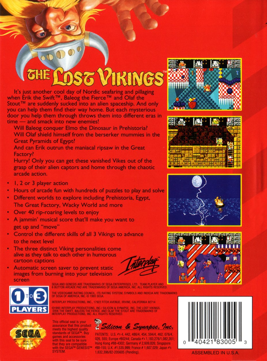Download Video Game The Lost Vikings Image