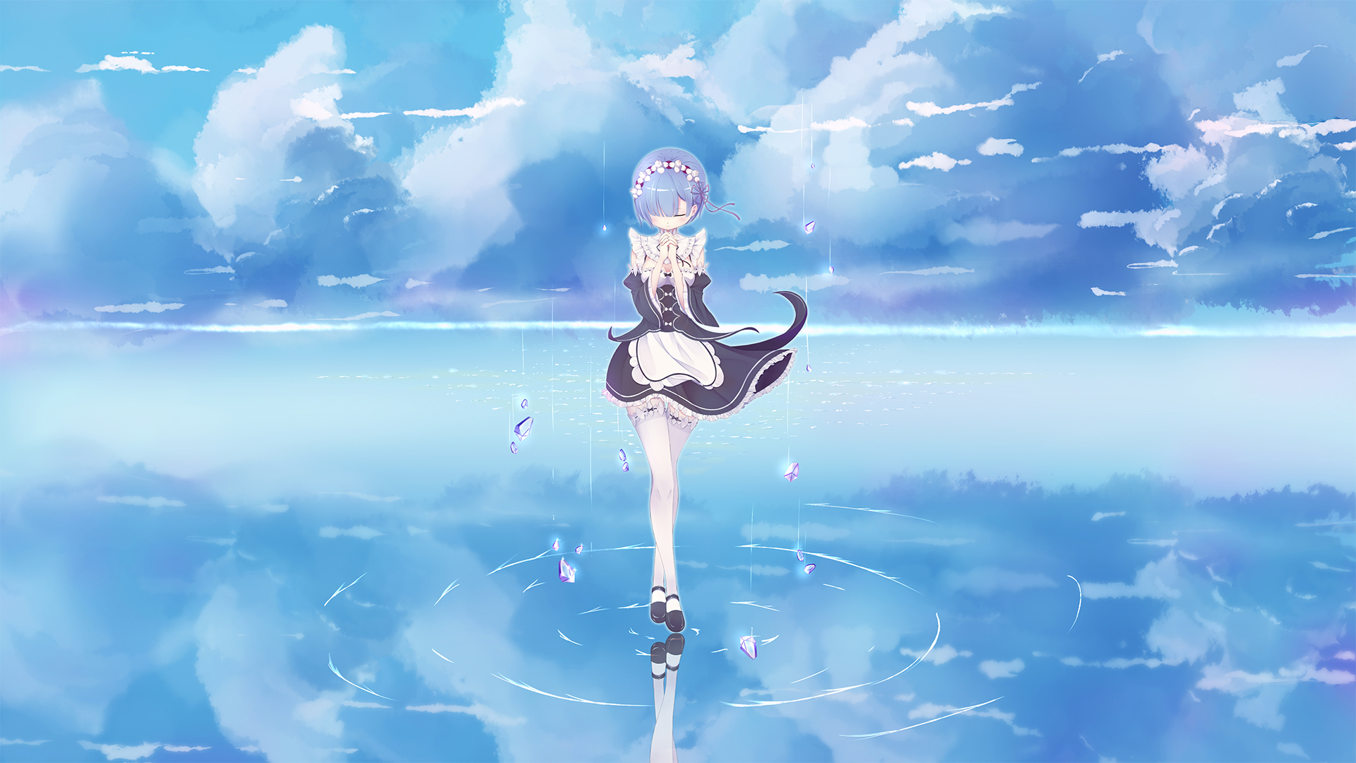 Rem’s Serene Walk | Re:Zero Anime World Reflection