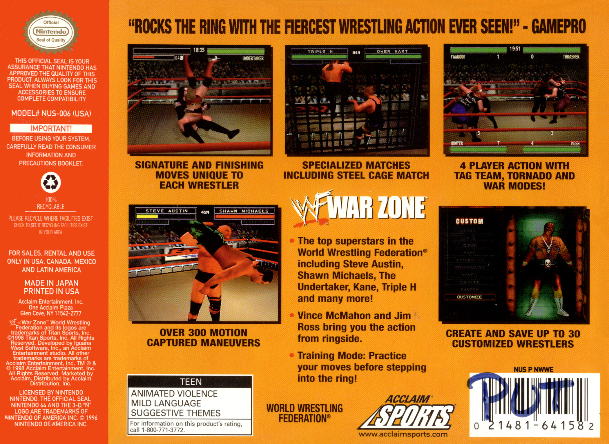 WWF War Zone Picture - Image Abyss