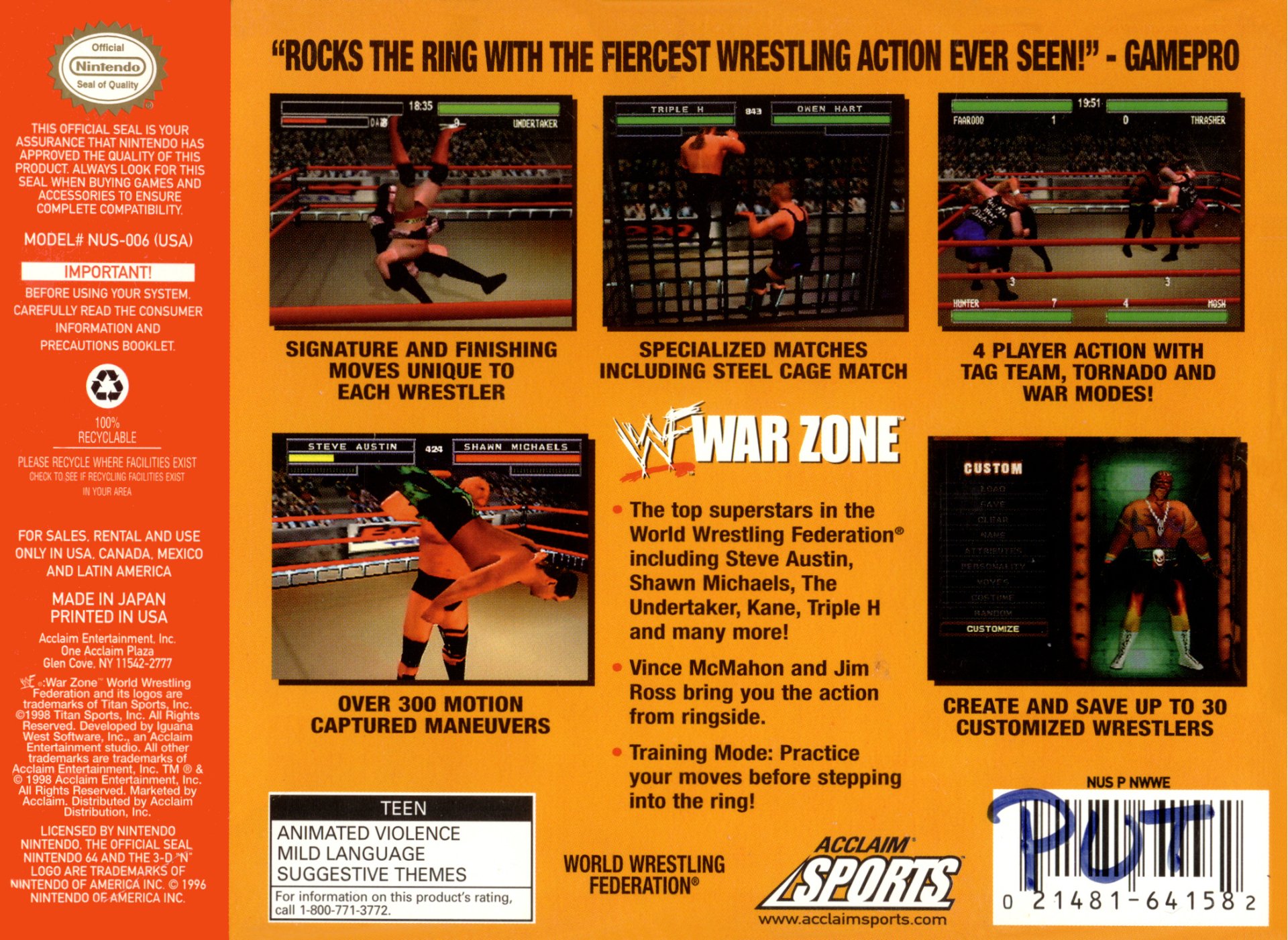 WWF War Zone - Desktop Wallpapers, Phone Wallpaper, PFP, Gifs, and More!
