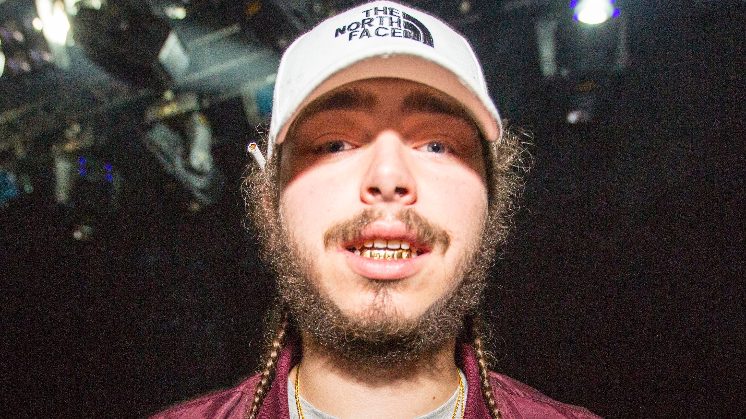 Download Music Post Malone Rapper Performance North Face Image