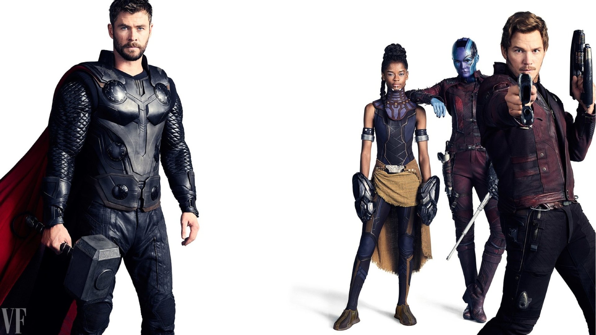 Thor, Gamora & Star-Lord Unite: Avengers Infinity War Heroes