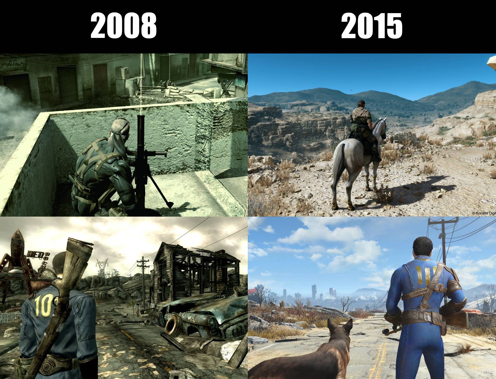 Download Video Game Change Comparison Graphics Evolution Fallout Image