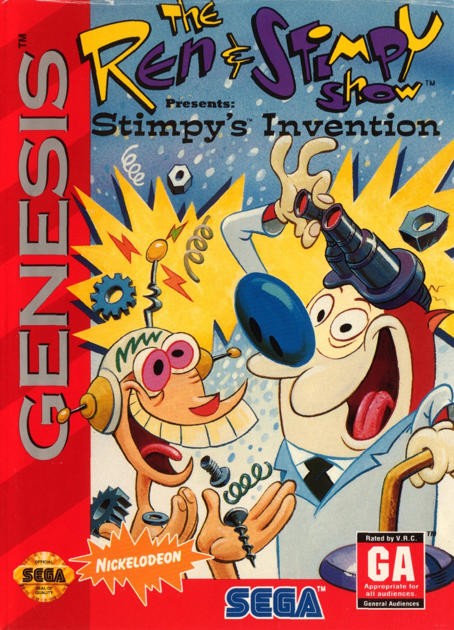 Download Video Game The Ren & Stimpy Show Presents: Stimpy's Invention ...