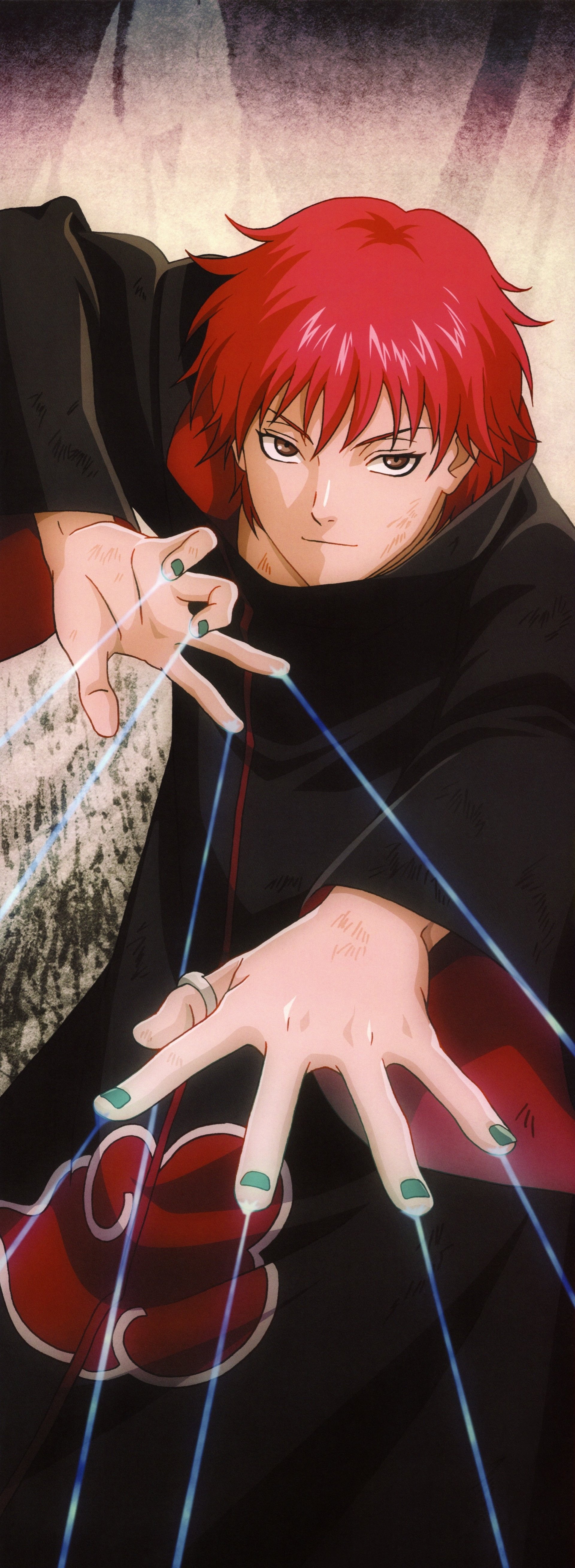 Download Hand Ninja Red Hair Sasori (Naruto) Akatsuki (Naruto) Anime ...