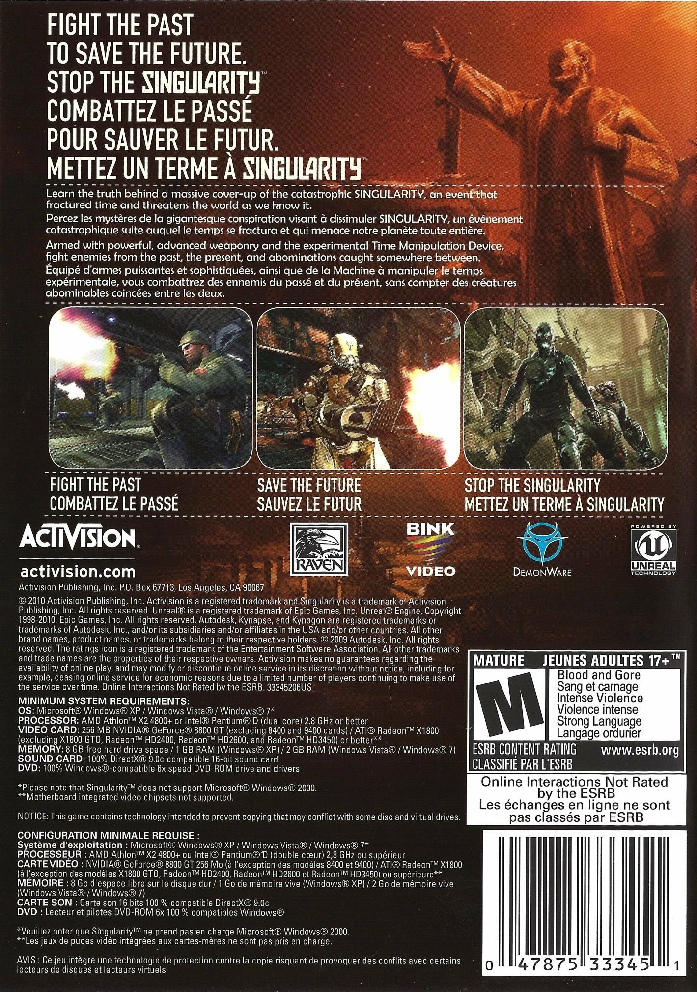 Singularity Video Game Box Art - ID: 17481 - Image Abyss