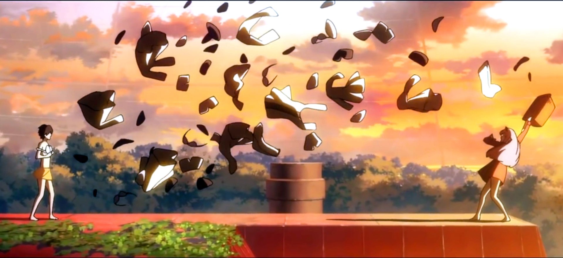 Zero Two & Hiro’s Sunset Moment | Darling in the FranXX Anime Scene