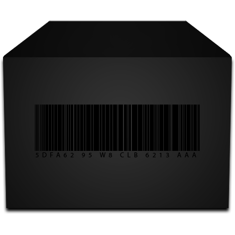 Black Folder Box Barcode by SiriusLee