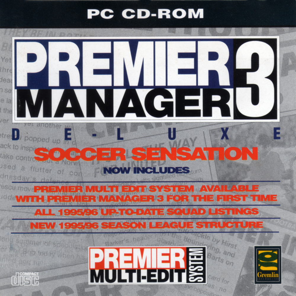 Download Video Game Premier Manager 3 De-Luxe Image
