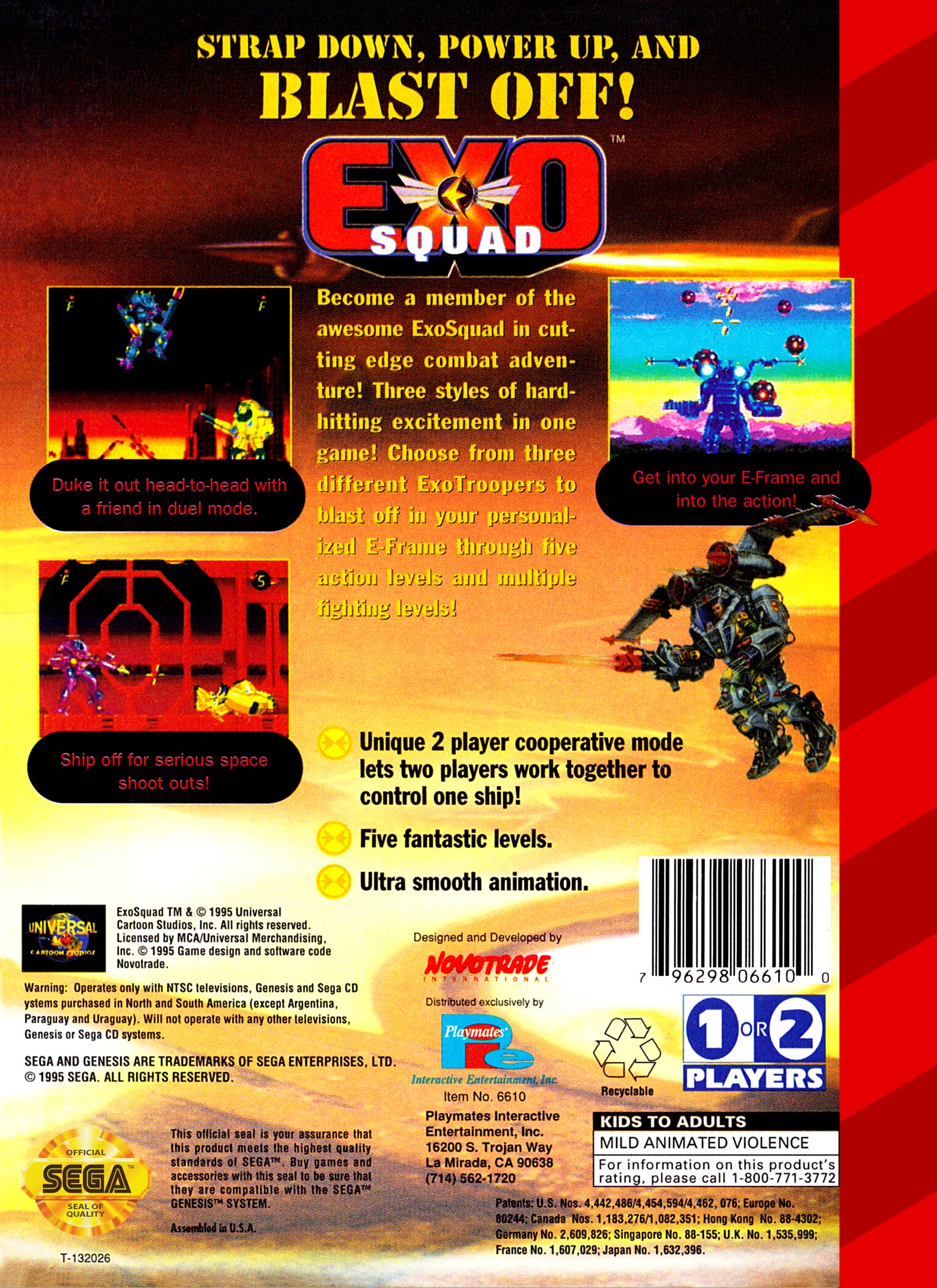 Exo-Squad Video Game Box Art - ID: 18502 - Image Abyss