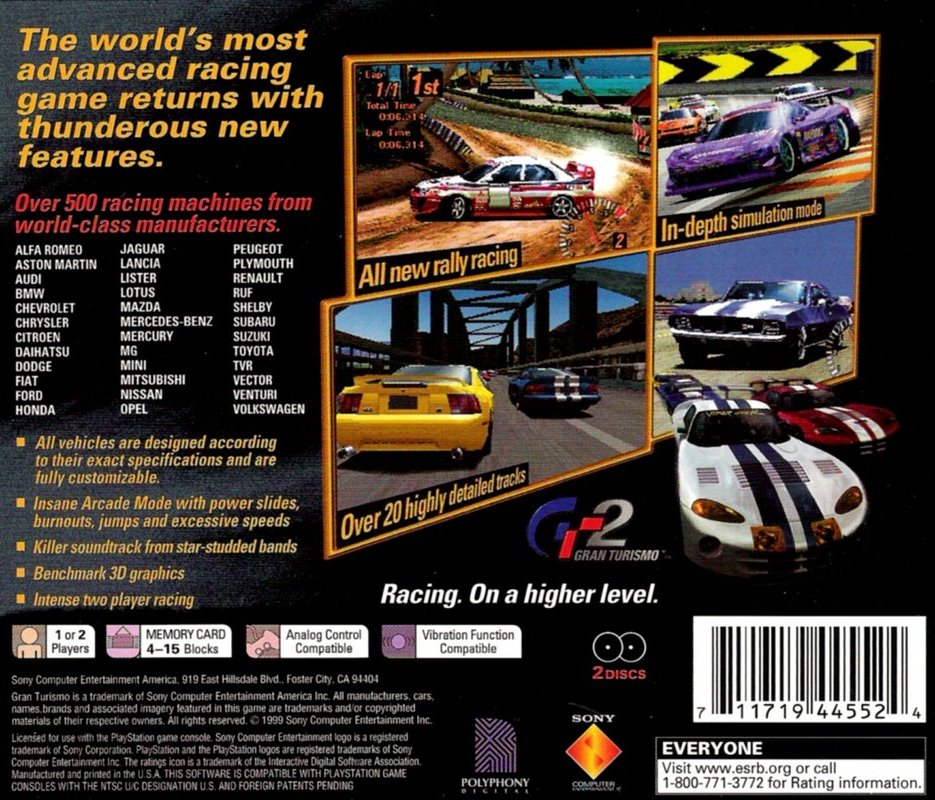 Download Video Game Gran Turismo 2 Image