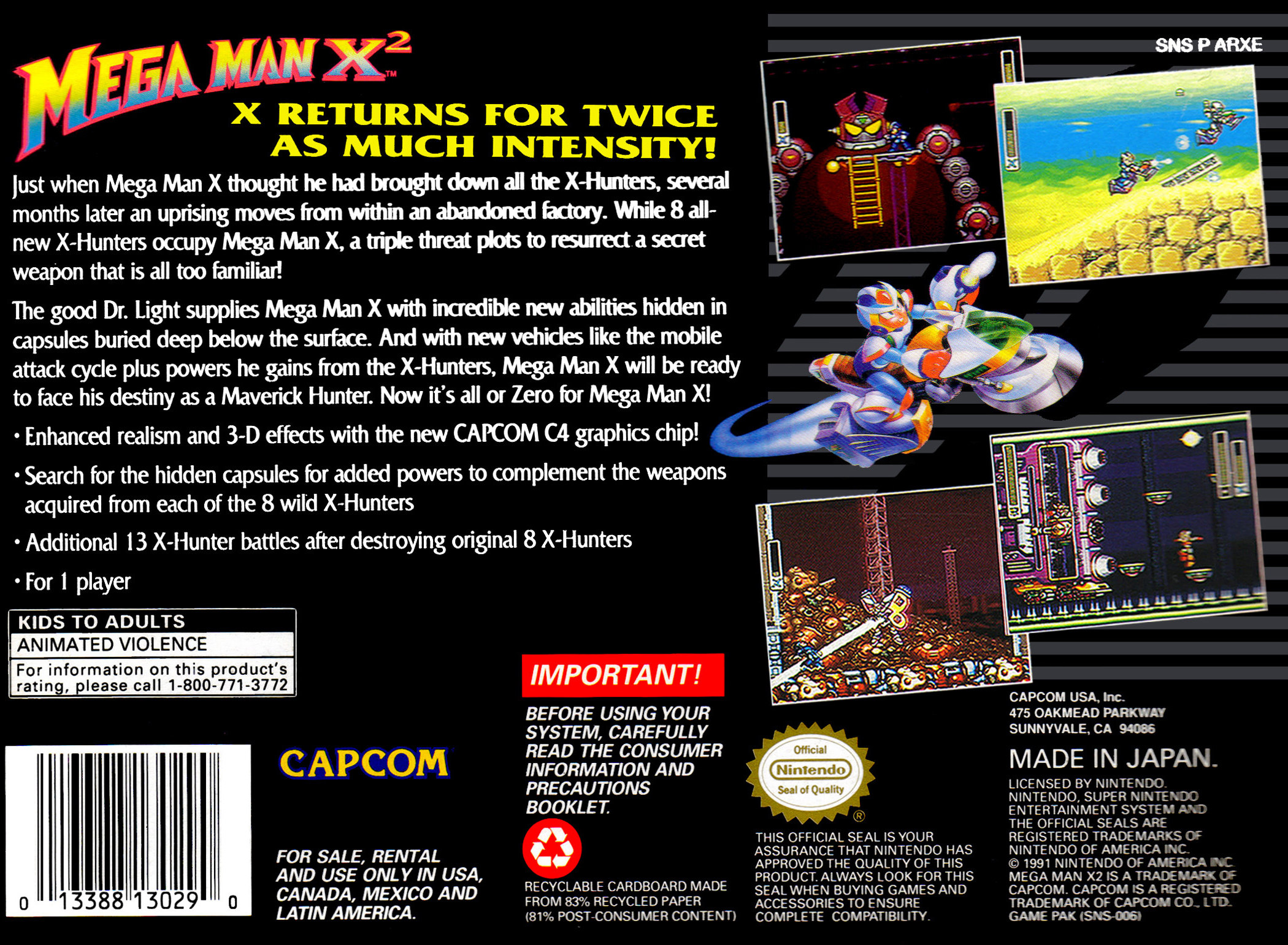 Download Video Game Mega Man X2 Image