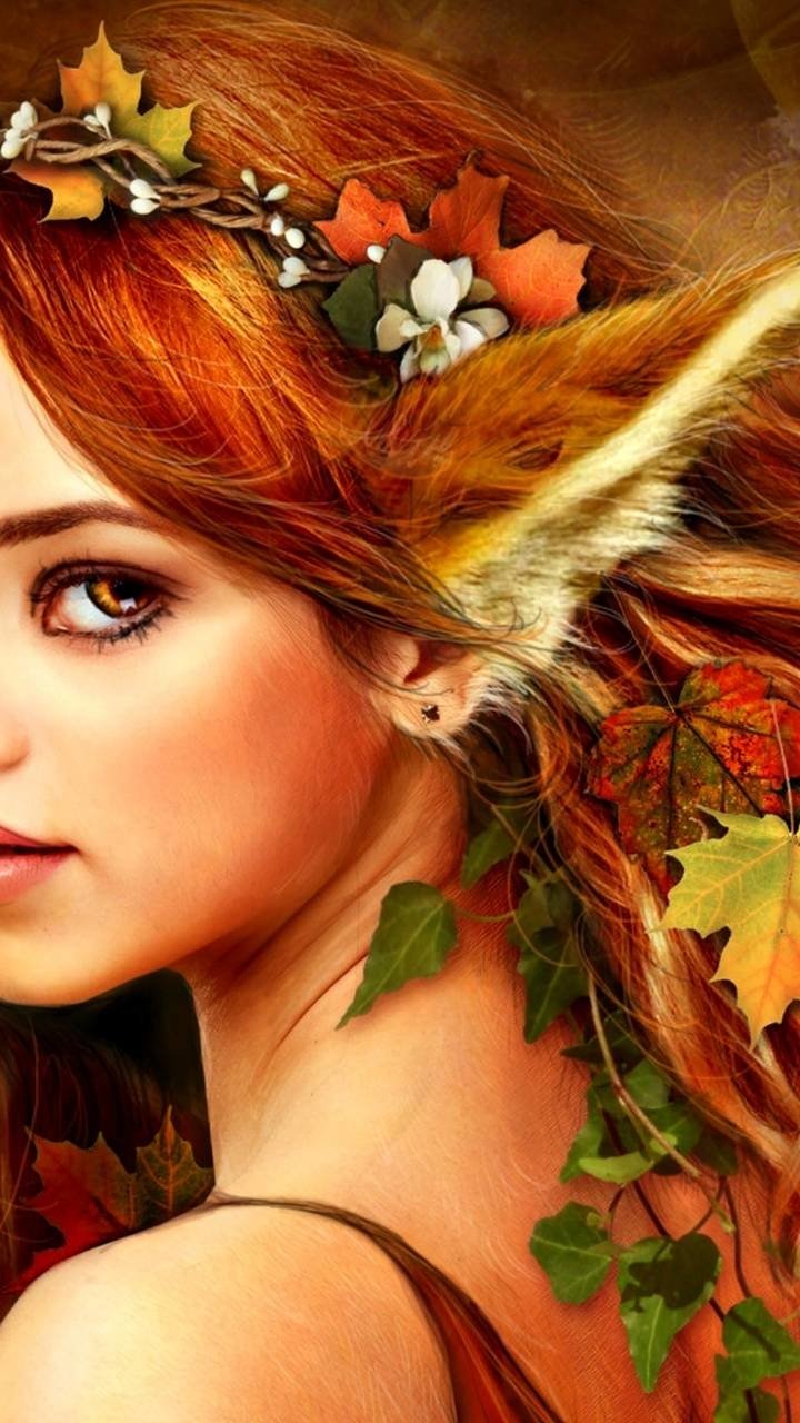 Download Fall Leaf Elf Fantasy Fairy Image