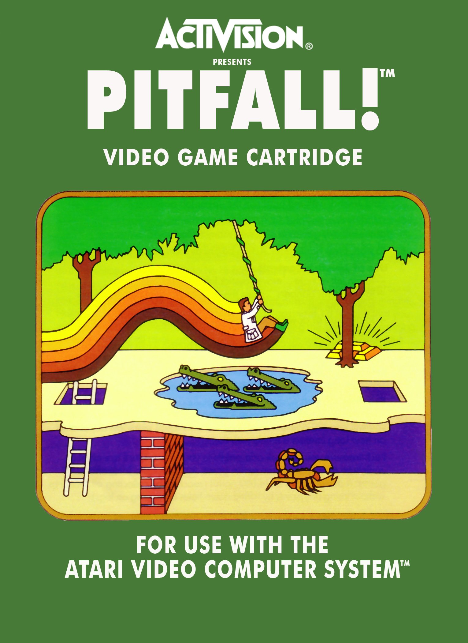 Pitfall! Video Game Box Art - ID: 196410 - Image Abyss