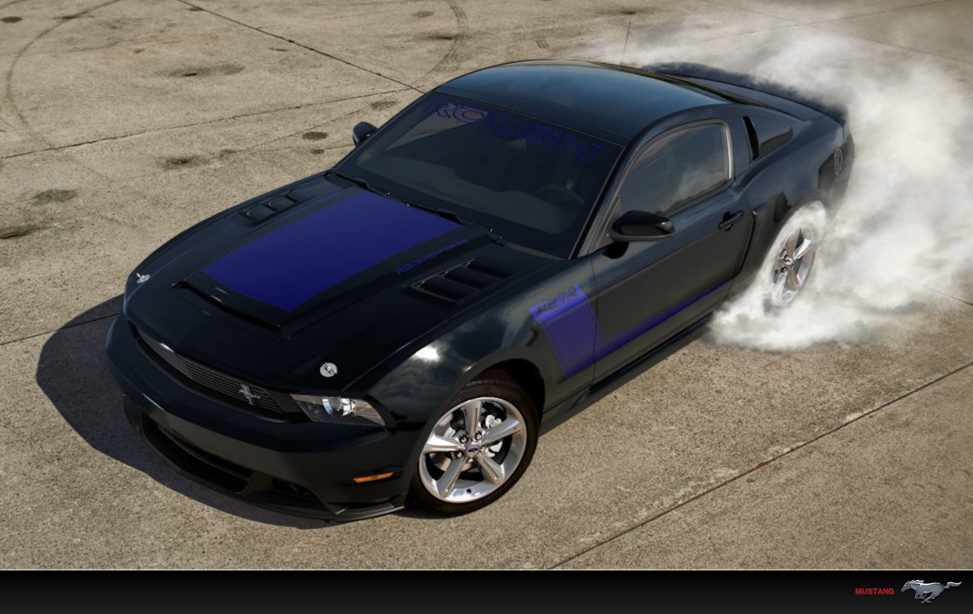 Dynamic Ford Mustang: Power and Performance on Display