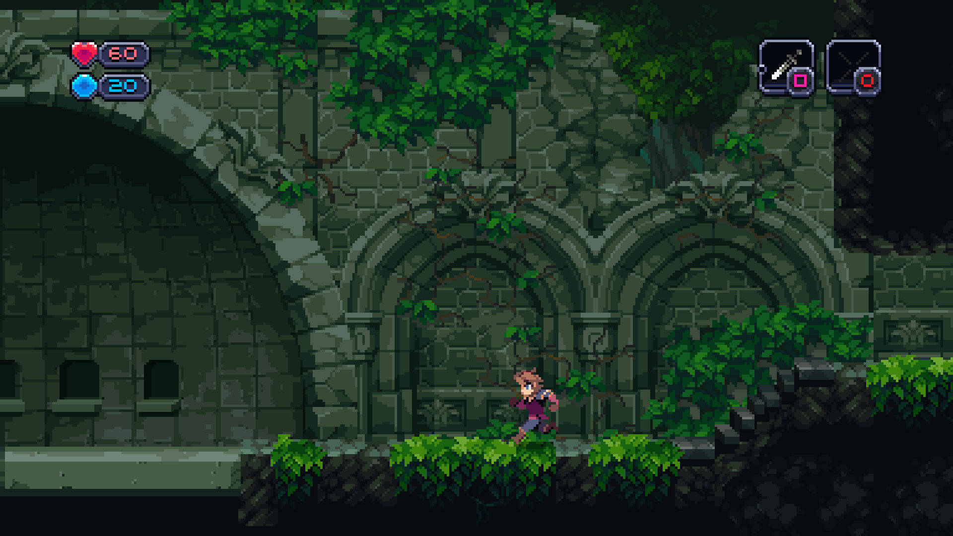 Download Video Game Chasm Pixel Art Adventure Game Platformer Image