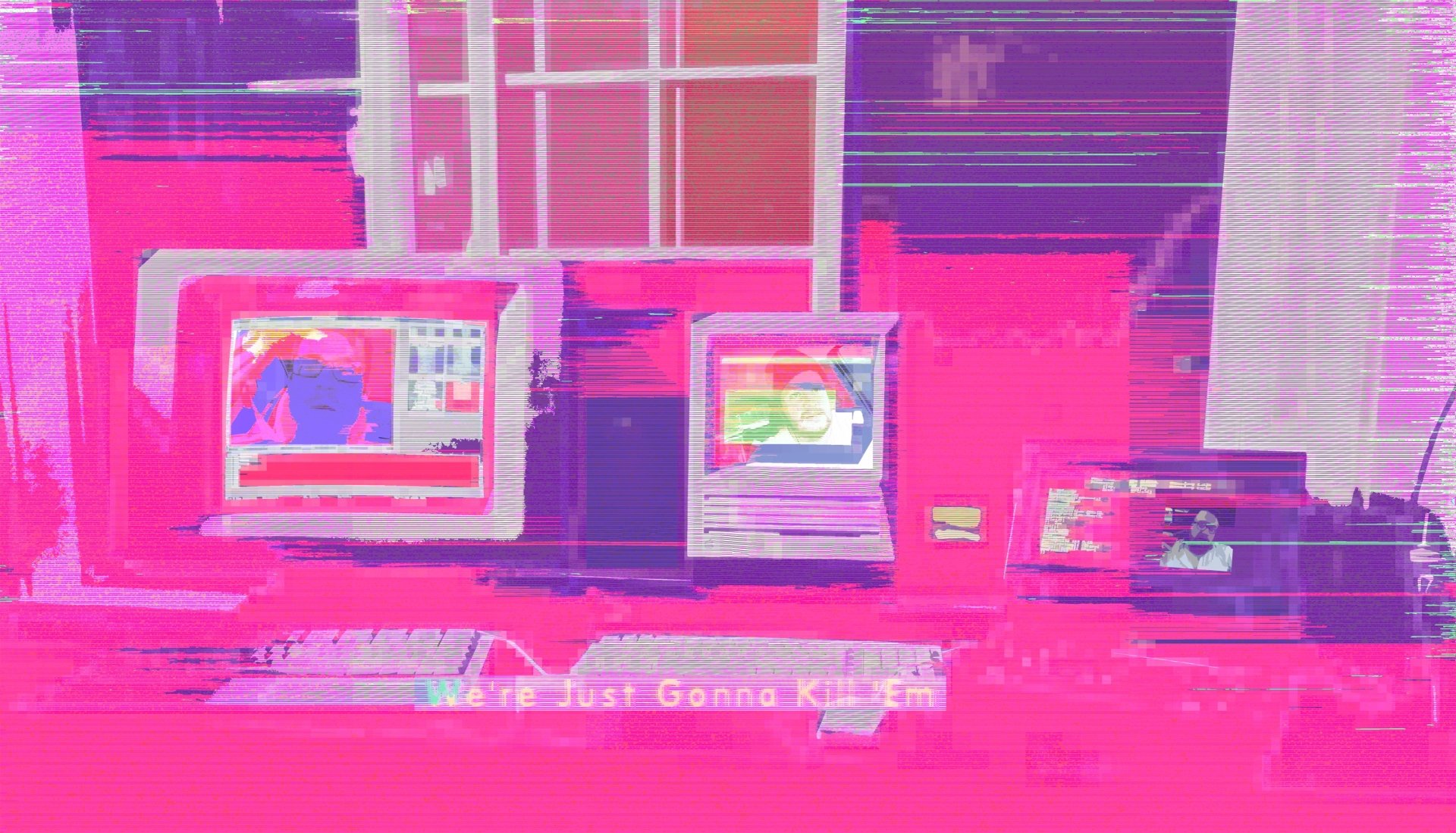 Download Computer Vaporwave Artistic Glitch Image