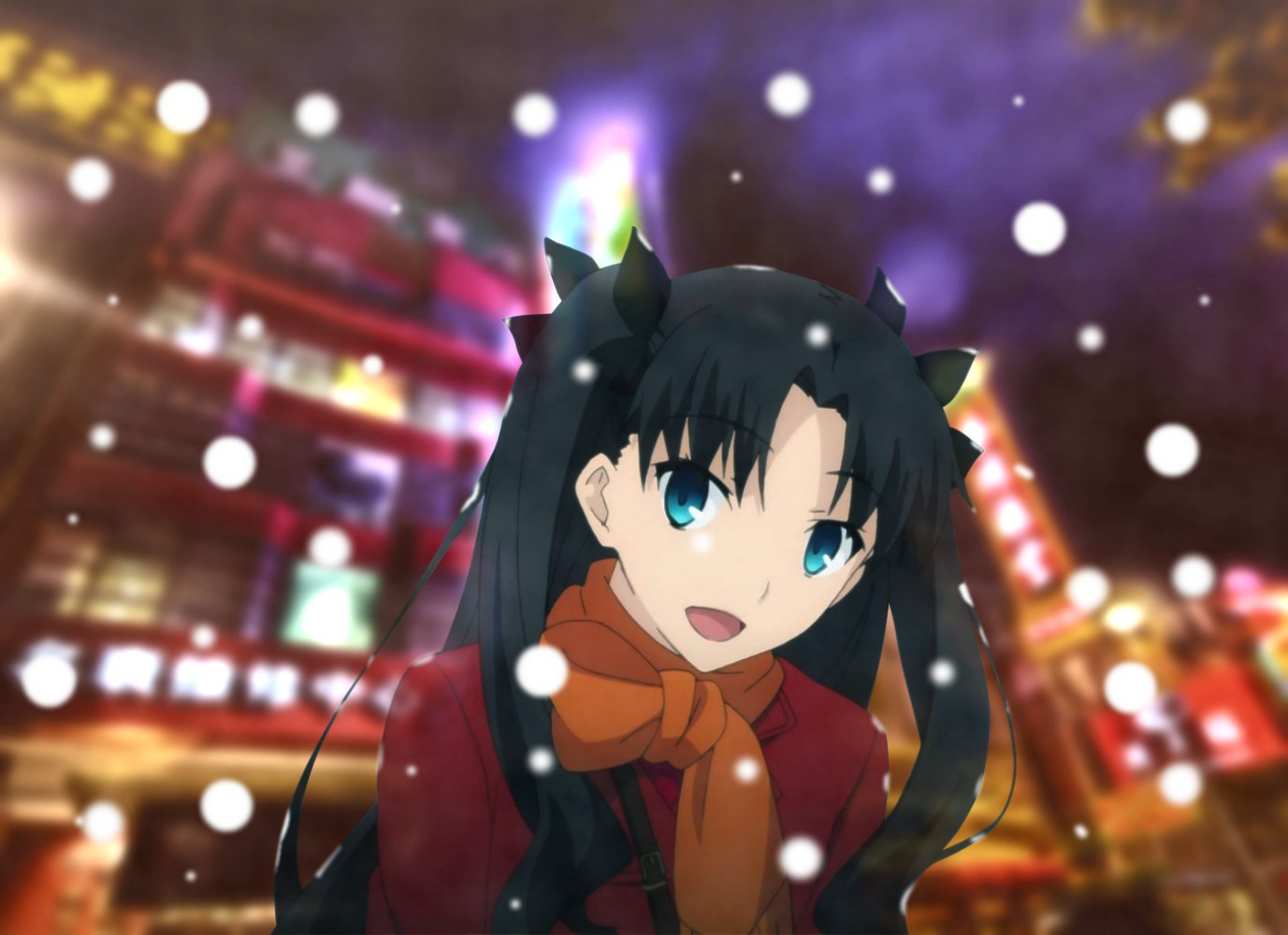 Rin Tohsaka winter render by RsnDesigns