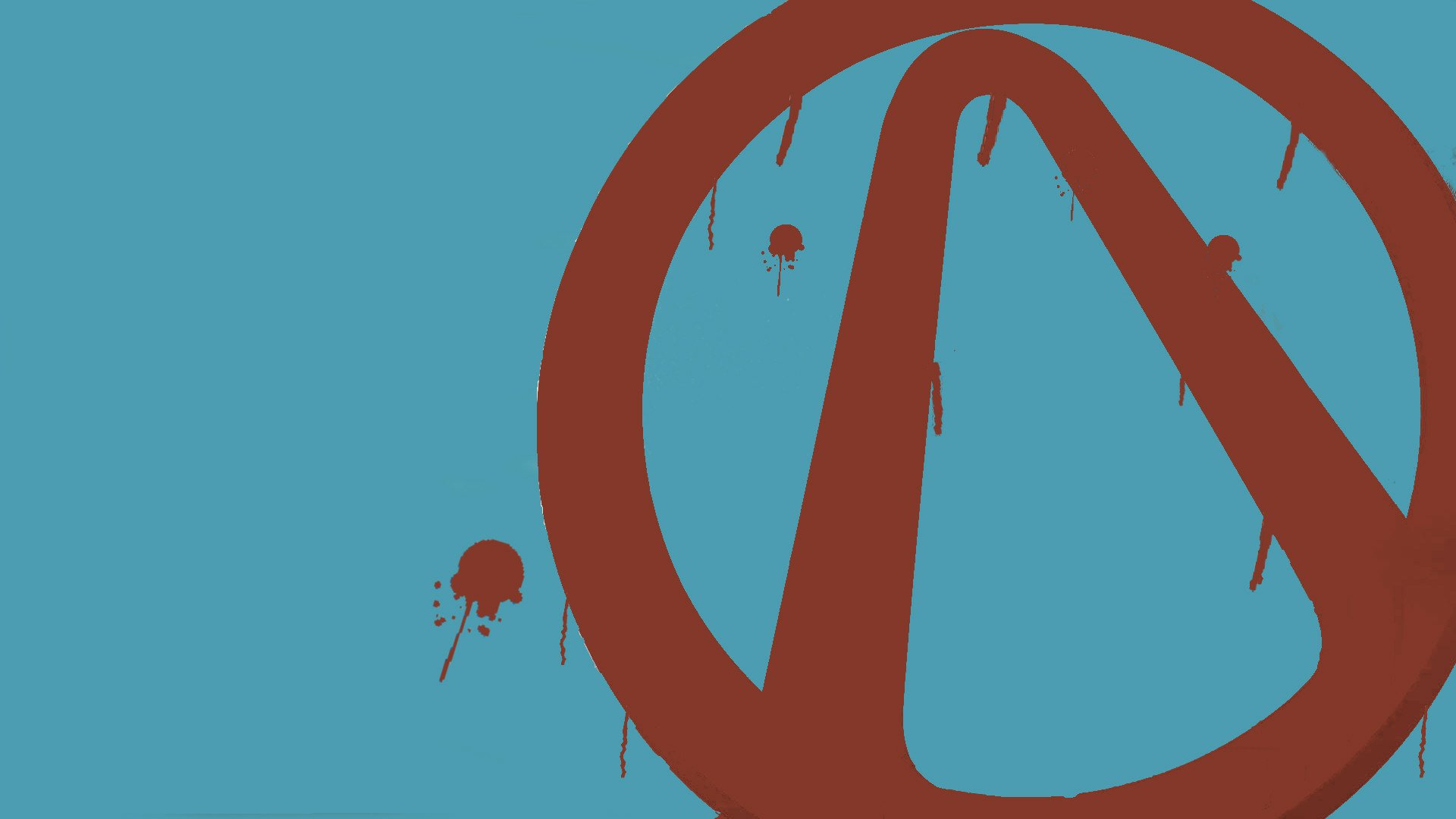 a borderlands logo wallpaper by johndz