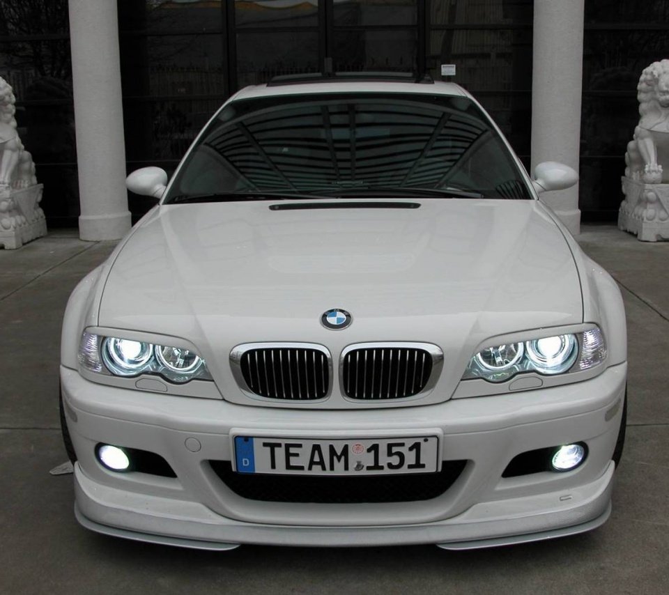 White BMW — Frontline Elegance